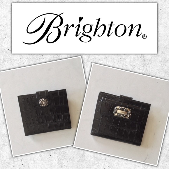 Brighton | Bags | Brighton Black Bi Fold Wallet | Poshmark